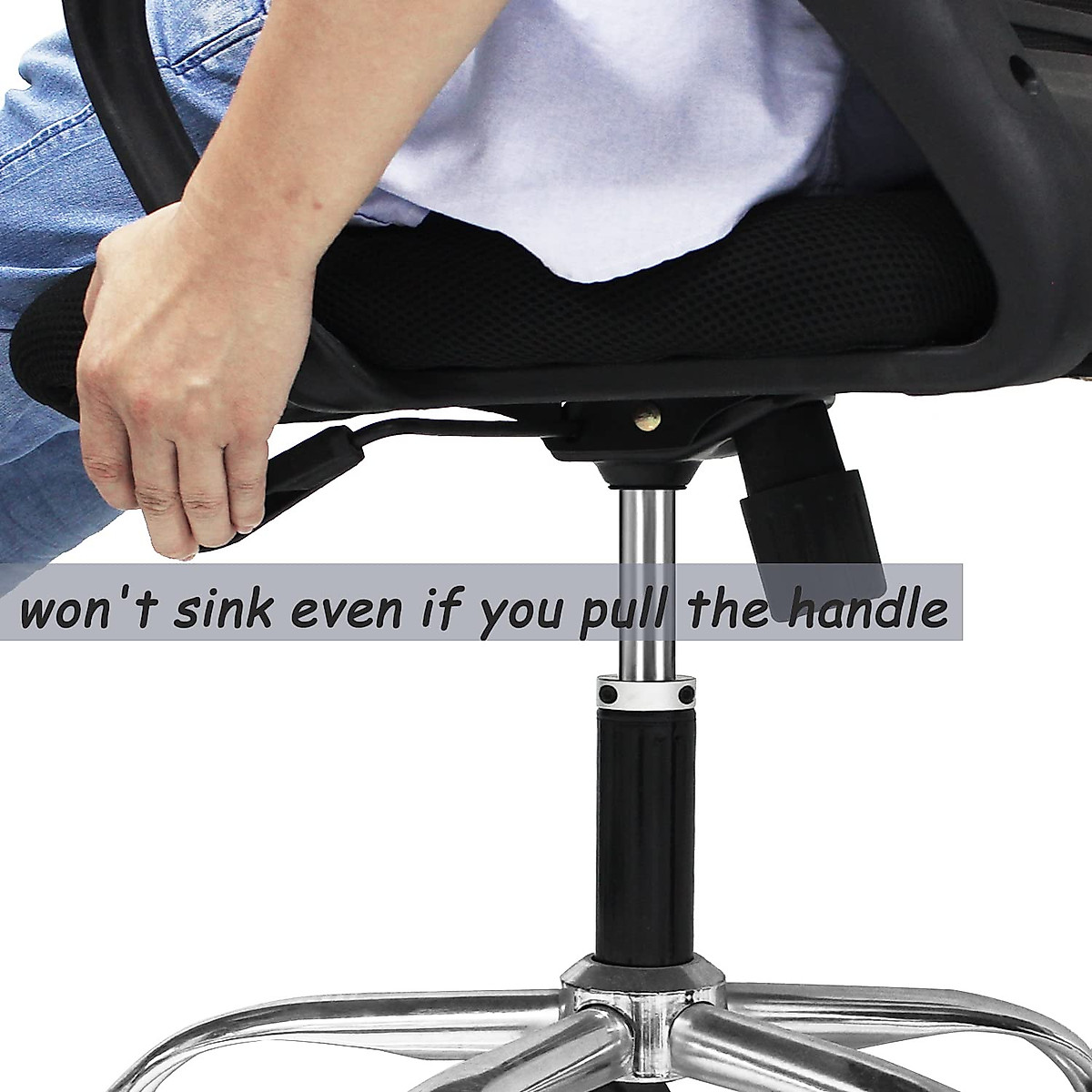 Spidfee Fix Sinking Office Chair, Office Chair Saver for Stop Sinking, Adjustable Height Office Chair Without Cylinder Replacement