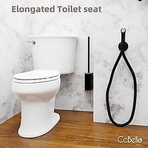 Elongated Toilet Seat, Slow Close Quick-Release Hinges, Heavy Duty Soft Close, Oval(Oblong) Toilet Seat For Elongated Toilets, Quiet-Close Lid And Seat, Easy To Install And Clean, Never Loosen, White