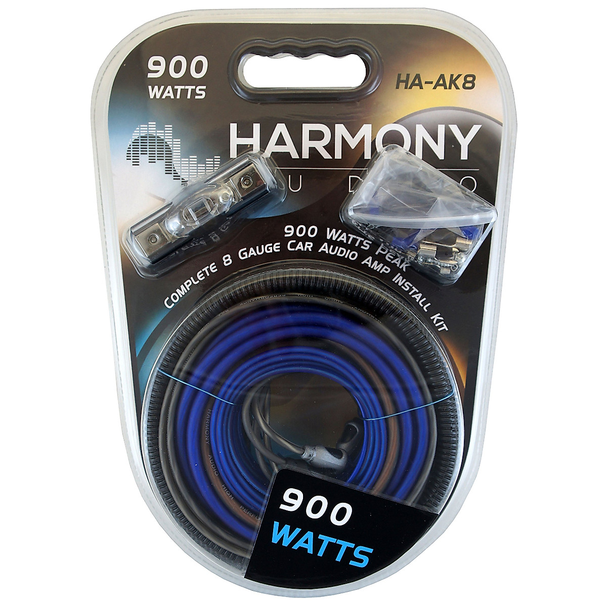 Harmony Audio Kicker L7S10 Car Audio Solo-Baric 10" Subwoofer Square L7 Sub 44L7S104 Bundle with HA-A400.1 Amplifier & Amp Kit