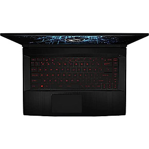 MSI GV15 15.6 Inch 144Hz Gaming Laptop, Intel Core i5-11400H, NVIDIA GeForce GTX 1650, 16GB RAM, 512GB SSD, Wi-Fi 6, Win 11, Bundle with JAWFOAL