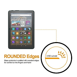 (2 Pack) Supershieldz Designed for All-New Fire HD 8 / HD 8 Plus / Fire HD 8 Kids / Fire HD 8 Kids Pro Tablet 8 inch (12th/10th Generation - 2022/2020 release) Tempered Glass Screen Protector, Anti Scratch, Bubble Free