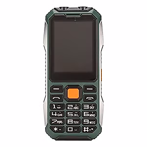 Heayzoki 2G Seniors Cell Phone, Dual SIM Big Button Unlocked Seniors Mobile Phone, 2.4in HD Screen 6800mAh Long Battery Life Seniors Cell Phone(Green)