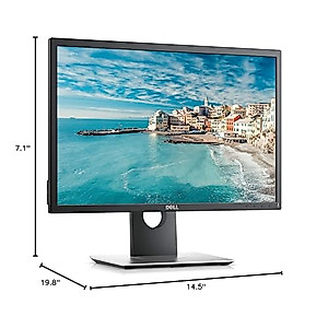 Dell P2217 22 inchs WSXGA+ 16:10 LED LCD Monitor, Black – 22", 1680 x 1050 Resolution, 250 cd/m², DisplayPort, HDMI, VGA Ports
