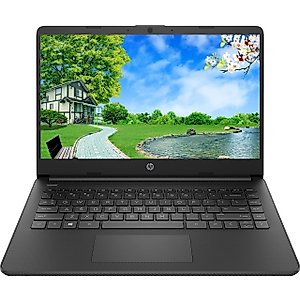 hp Newest Stream 14inch HD Display, Intel Celeron N4020 Dual-Core Processor, 4GB DDR4 Memory, 128GB Storage (64GB eMMC+64GB Card),WiFi,Webcam,Bluetooth,1-Year Microsoft 365, Windows 11 S, Jet Black