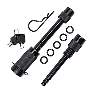 Cenipar Trailer Hitch Coupler Locking Pin 1/2 Inch and 5/8 Inch Set for Truck Car and Boat Fits 1.25", 2" and 2.5" Receivers Class III IV Hitches Towing Locks
