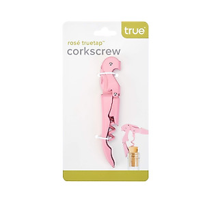 True Truetap Full Rosé Double Hinged Corkscrews, Pink