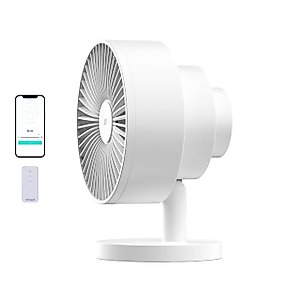 Windmill NEW to Amazon Smart Air Circulator and Fan with Remote and Wi-Fi/App - 18 dB Whisper-Quiet plus Tri-Layer Airflow