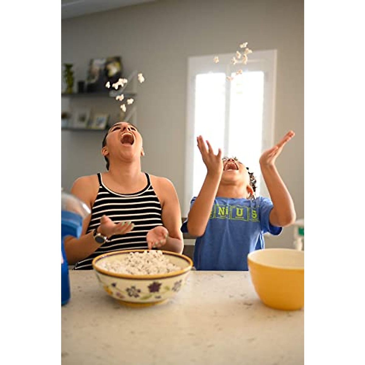 Amish Country Popcorn | Old Fashioned Microwave Popcorn | 10 Bags Sweet Kettle White Hulless | Non-GMO, Gluten Free, Microwaveable and Kosher (10 Bags)