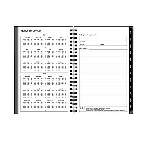 2024 Blue Sky™ ASMBLD Weekly/Monthly Planning Calendar, 5" x 8", Gray, January to December 2024, 145154