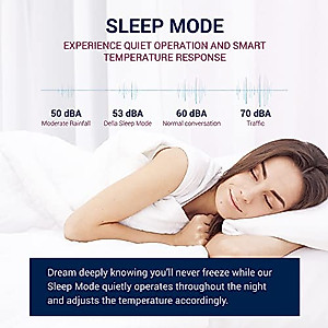 DELLA 8000 BTU 115V/60Hz Energy Saving Window Air Conditioner, Whisper Quiet AC Unit with WIFI Smart Controls, Remote, Dehumidifier, Fan, Cools Up to 350 Sq. Ft.