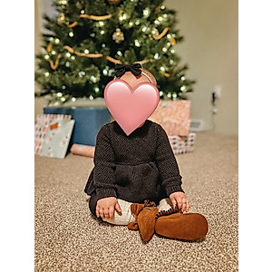 CENCIRILY Infant Baby Fringe Moccasin Slipper Boys Girls Tassel Suede Leather Toddler Sneakers Soft Sole First Walking Loafers Crib Shoes