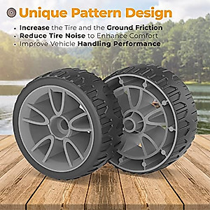 Cooler Replacement Wheels - 3.5 Inch Rollers for Igloo 28/52 qt Coolers, Compatible with Ice Cube, Black, 2 Pack