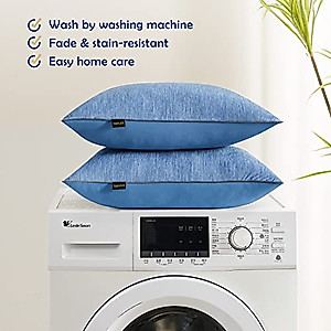 Topcee Bed Pillows for Sleeping 2 Pack, Standard Size Colling Pillow Set of 2 for Back, Stomach or Side Sleepers, Hotel Quality Firm Pillow, Bionic Down Filling Luxury Soft Supportive Pillows(20"*26")