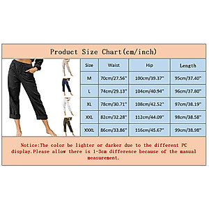 Wide Leg Pants for Women Dressy Casual,Womens Linen Pants Relaxed Fit,Flowy Beach Pants Women Petite,Cocktail Pants Women Evening Party,Capri Pants Women Elastic Waistband,Plus Size Leggings and Top
