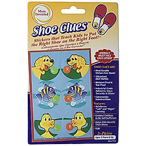 Mom Invented Clues-for Learning Left & Right Shoes