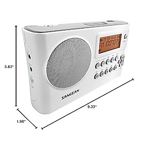 Sangean PR-D14 AM/FM-RDS Portable Radio with USB MP3 / WMA Playback
