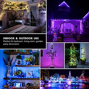 39Ft 120 LED Fairy Lights Battery Operated, RGB Color Changing String Lights with Remote, Timer - Battery Powered Fairy Lights for Bedroom Party, Twinkle Lights for Indoor Outdoor Christmas Decoration