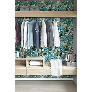 My Style Bangalow Tropical Palm Peel and Stick Wallpaper