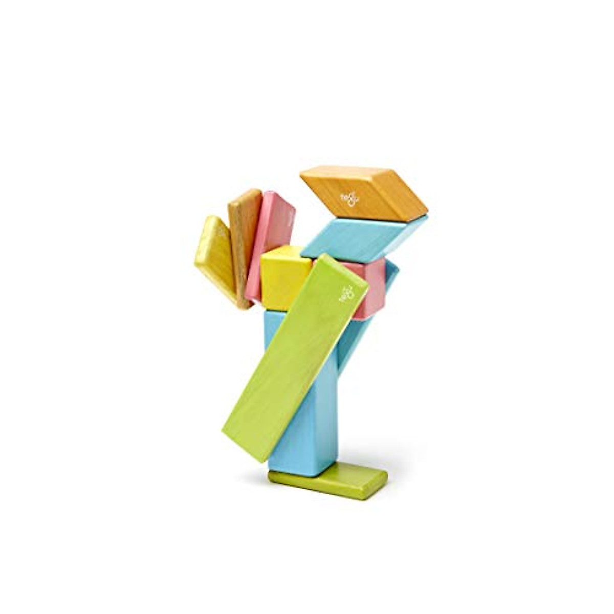 Tegu 14 Piece Magnetic Wooden Block Set in Tints