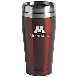 University of Minnesota - 16-ounce Travel Mug Tumbler - Burgundy