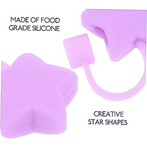 VALICLUD Soft Rubber Straw Stopper Straws for Tumblers Silicone Straw Tumbler Straws Silicone Straw Tips Cover Drinking Straw Cover Rubber Straws Tips Reusable Drinking Straw Tips 8mm 3pcs