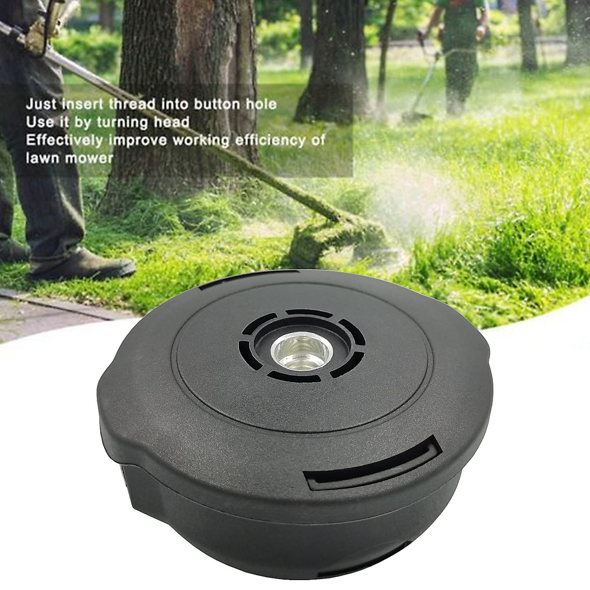 Kimsion T25 Tap Advance Trimmer Head 966674401 for Husqvarna 124L 125L 128CD 128L 128LD 128LDx 128R 128RJ 223L 223R 322C 323C 325C 325Cx 326Cx Weed Eater 537338306