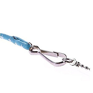 PetintheGarden Adjustable Harness Leash Hamster Rat Mouse Squirrel Sugar Glider Small Animal (Blue)