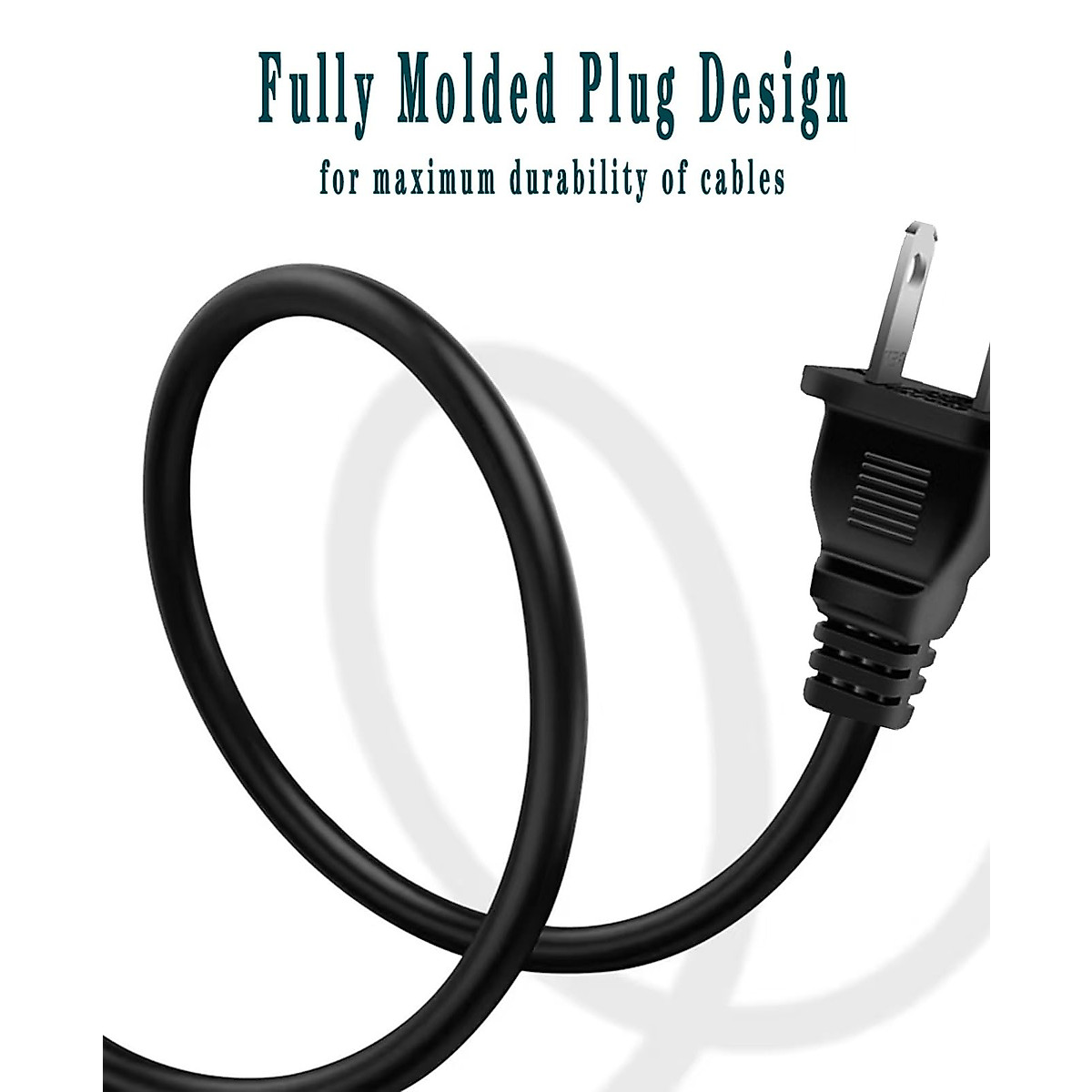 AC Power Cord Compatible Xbox One S, Xbox One X, Xbox Series X/S, Sony PS3 Slim / PS4 / PS5 Game Console Replacement Power Supply Cord Cable