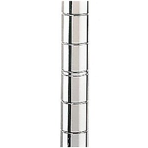 Express KitchQuip Commercial Chrome Wire Stainless Steel Shelving Poles