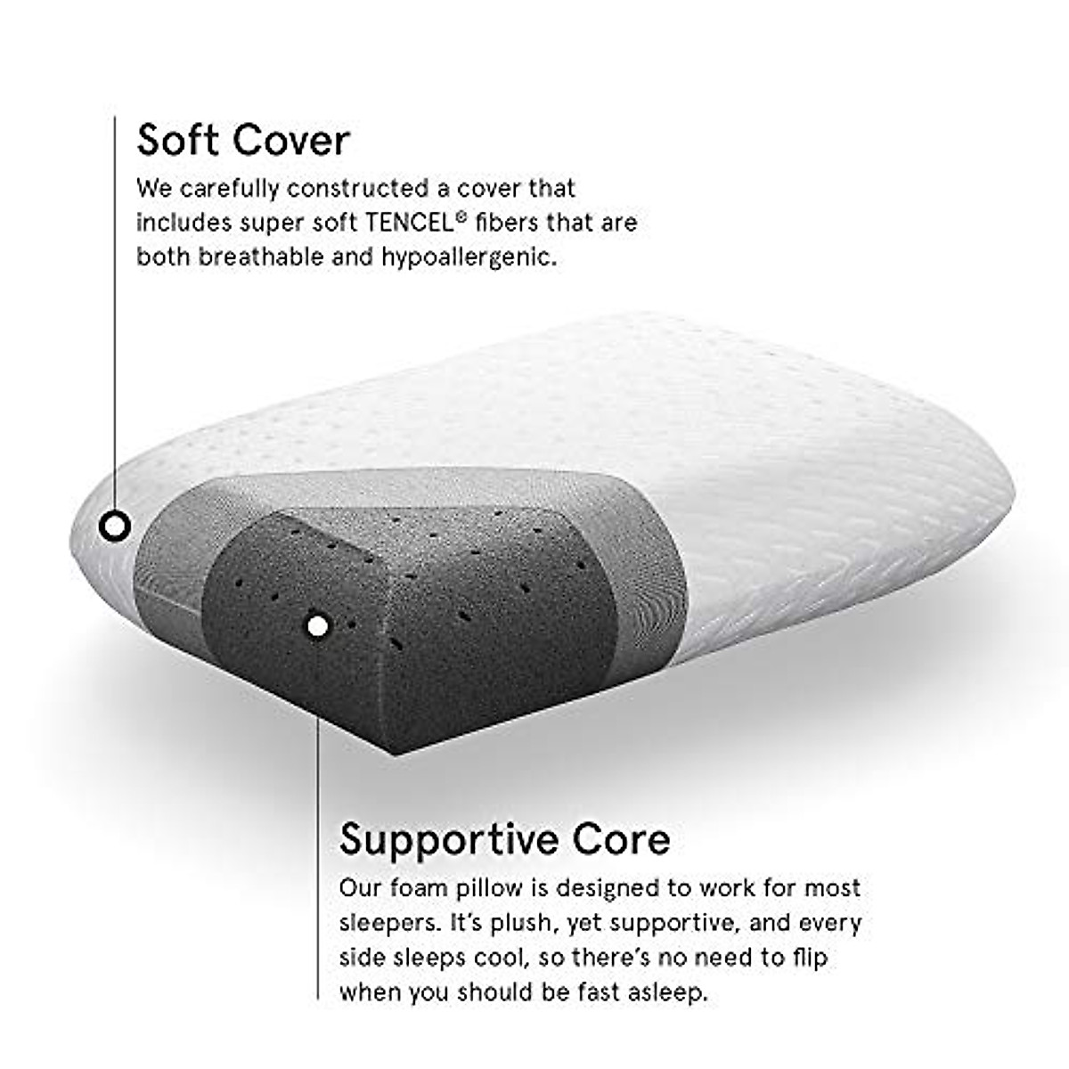 TUFT & NEEDLE Original Mattress - King + 2 King Pillows