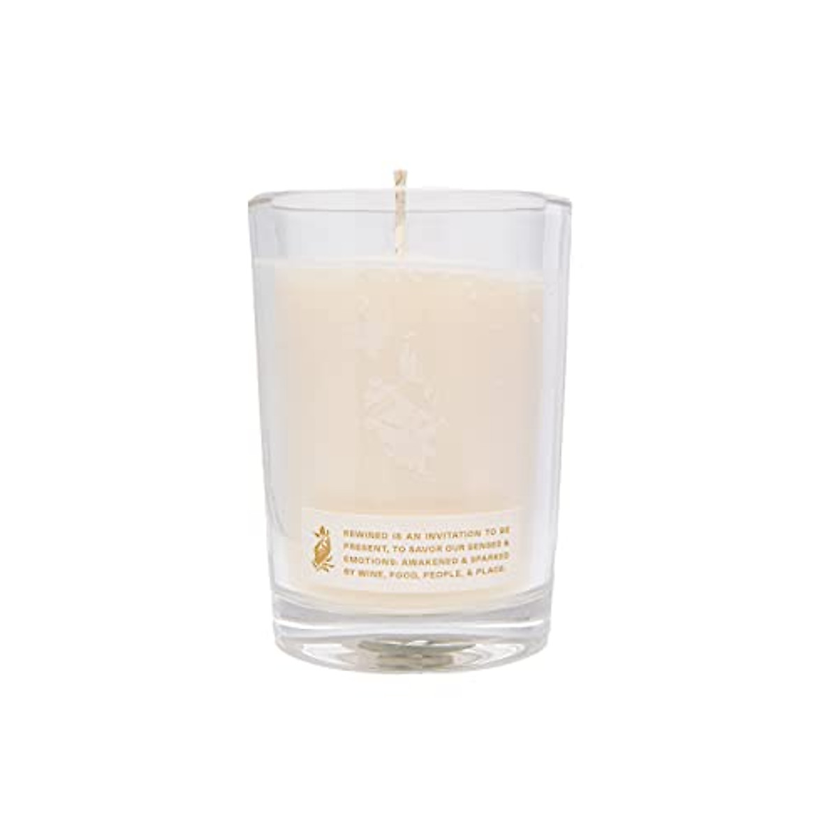 Rewined - Premium Champagne Scented Candles (6oz) - Velvety Smooth, Smoky Scented with Notes of Peony, Bergamot, Peach Blossom & Brioche - Non Toxic Candles