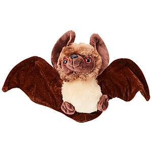 Wild Republic Bat Plush, Stuffed Animal, Plush Toy, Gifts for Kids, HUG'EMS 7 inches