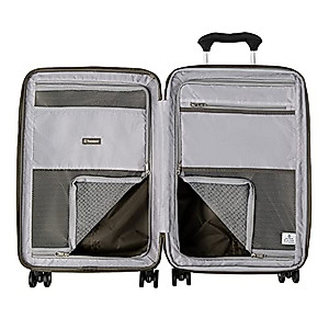 Travelpro Maxlite Air Hardside Expandable Luggage with 8 Spinner Wheels, Lightweight Hard Shell Polycarbonate Suitcase, Slate Green, Carry-On 21-Inch