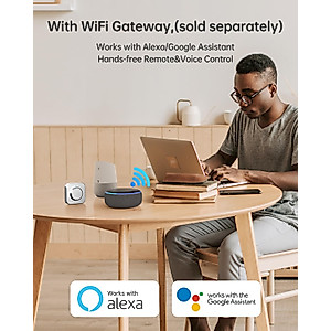 Smart Lock, SMONET Deadbolt Lock with Keypad, Keyless Entry Biometric Fingerprint Front Door Locks, Bluetooth Electronic Digital Lock with Reversible Handle, App Control, IC Card for Home, Apartment