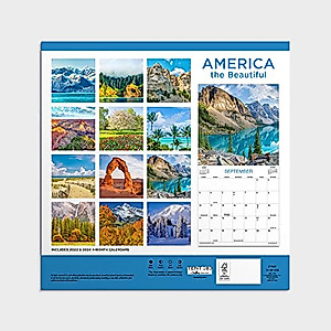 America the Beautiful 2023 Wall Calendar - National Parks Calendar