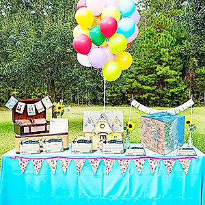 51PCS Adventure Card Box Holder and Advice Cards for Adventure Awaits Bon Voyage Farewell Travel Themed Birthday Graduation Retirement Job Career Change Party Decorations Supplies