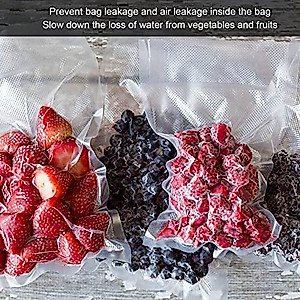 Odorless Food Storage Bags Keep Freshness Organized Striped Vacuum Storage Bag For Fruit Restaurant (20 * 30cm)