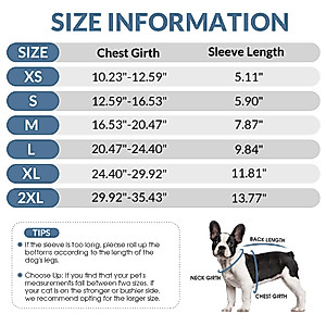 SAWMONG Dog Surgery Recovery Sleeve for Front Legs,Dog Recovery Suit to Stop Licking,Dog Recovery Sleeve for Wounds,Dog Elbow Protector for Leg Injuries,Dog Cone Collar Alternative Blue-2XL