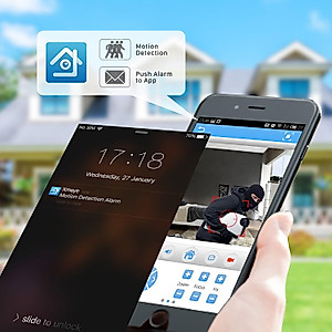 Evertech H.265 8 Channel Hybrid DVR Security Recorder with 2TB Hard Drive, Compatible with 720P, 1080P AHD/TVI/CVI/Analog Cameras