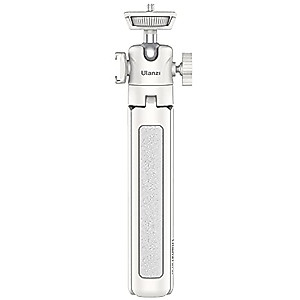 Ulanzi MT-42 Camera Tripod Mini Tabletop Tripod Selfie Stick with Cold Shoe,Travel Tripod for Phone 12 Canon G7X Mark III Sony ZV-1 RX100 VII A6600 Vlogging Filmmaking Live Streaming