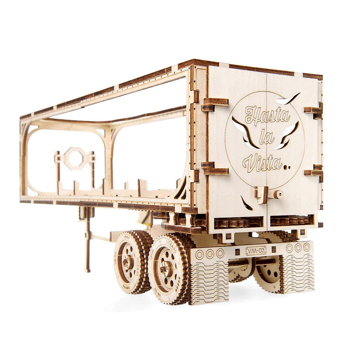 UGEARS Bundle Heavy Boy Truck VM-03 and Trailer for Heavy Boy Truck VM-03 Self-Assembling 3D Wooden Model Models 3-D Wooden Puzzle - Mechanical Heavy Boy Truck VM-03
