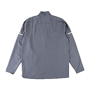 adidas Men's Team Iconic Long Sleeve 1/4 Zip Pullover Onix/White