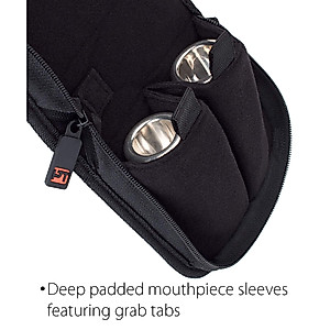 Pro Tec A212ZIP Triple Tuba Mouthpiece Pouch with Zipper Closure