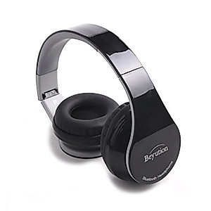 New Beyution BT513 Over-Ear HiFi Bluetooth 4.0 Headphones for Apple iPhone 5S 5C 5 4S IPAD Mini and All Series iPod Ipouch and Mac Laptop PC Tablet-Best Audio Performance-Black Color