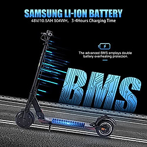 E-TWOW GT SE Electric Scooter, 31 Mile Range, 25 MPH Max Speed, 275lbs Max Load, Adjustable Handlebar Height, Lightweight(29lbs) and Foldable, Great for Commuting, UL Certified