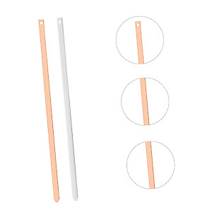 FOYTOKI 3 Sets Power Generation Materials Zinc Tablets an Fittings Battery Experiment Materials Electrode Materials Electrode Strip for Experiment Anode for Zinc Electroplating Copper