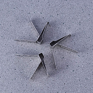 BESTONZON 4pcs Food Grade Stainless Steel Thermometer Holder/Probe Clip Holder,Works for Ambient Temperature Readings(4.5 x 4.5 x 1 cm/1.7" x 1.7" x 0.39")