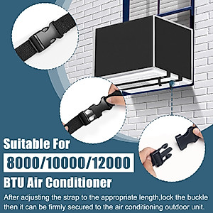 U Shaped Air Conditioner Cover for Midea, Windspeed Outdoor Window Air Conditioner Cover Suitable for Midea U Shaped 8000/10000/120000 BTU Air Conditioner Waterproof and Windproof AC Unit Cover