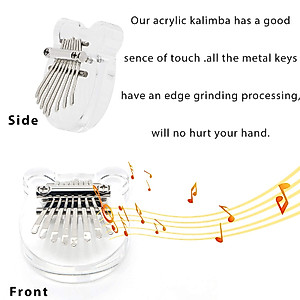 8 Key Mini Kalimba Piano Pendant Gift Marimba Musical good accessory exquisite Finger Thumb