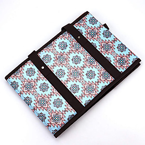 Foraineam Reusable Grocery Bags Set Durable Heavy Duty Tote Bag Collapsible Grocery Shopping Box Bag with Reinforced Bottom, Pack of 3